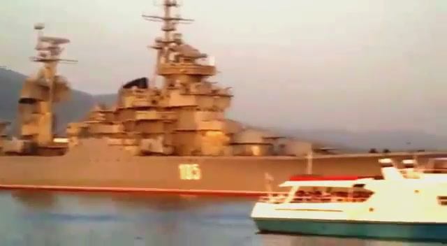 Новороссийск морской порт. Старое архивное видео