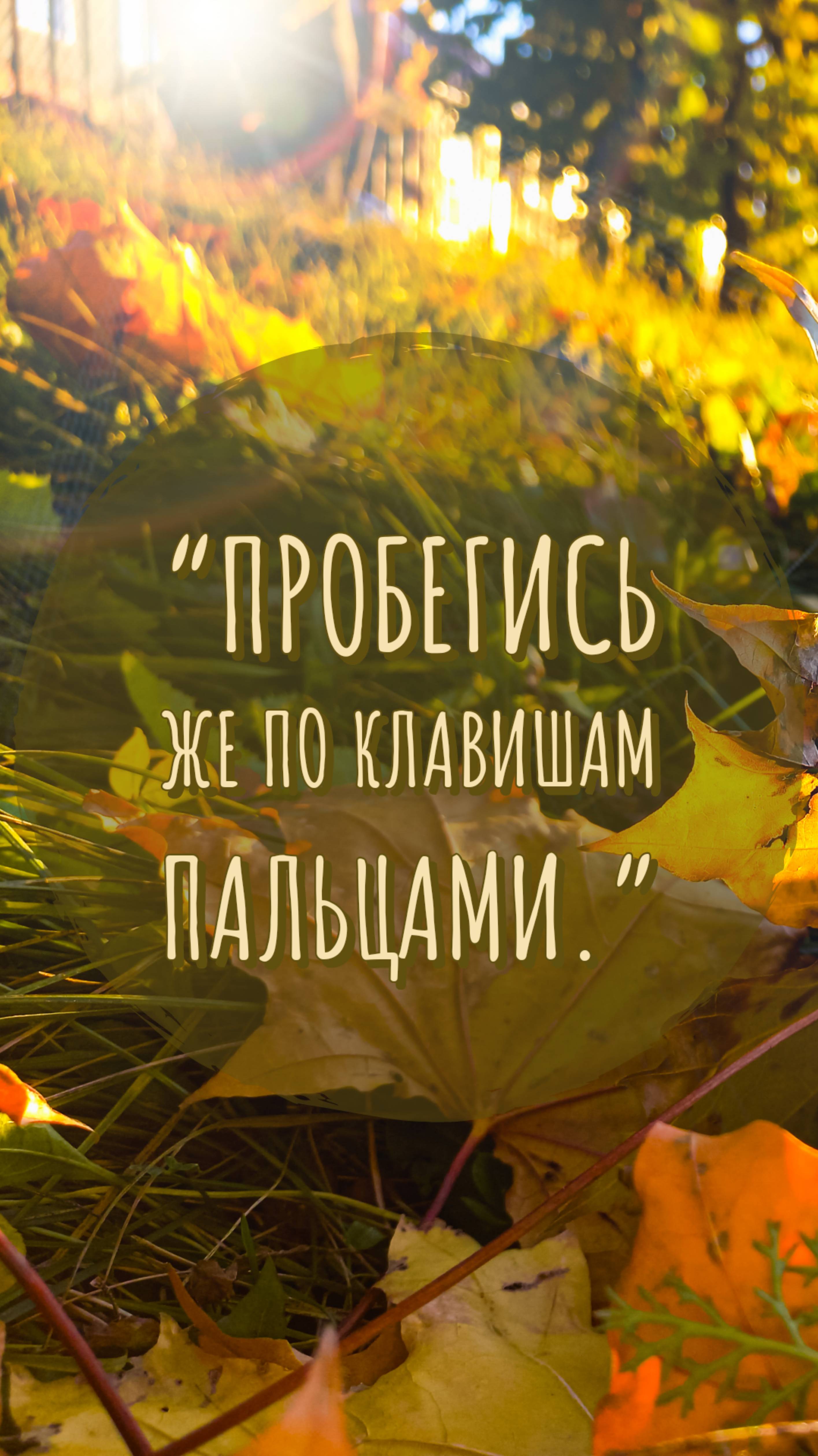 "Пробегись же по клавишам пальцами." #shorts