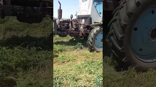 Косилка из трактора и комбайна