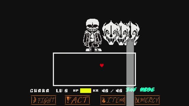 UnderTale_Neutral Run Remake ХАРД МОД