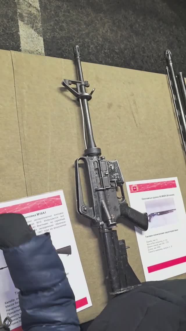 Выставка трофейного оружия НАТО