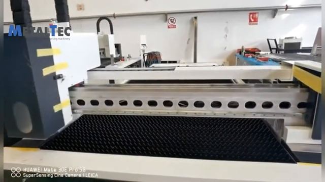 Лазерный станок MetalTec 1530F - Тестирование оборудования после сборки