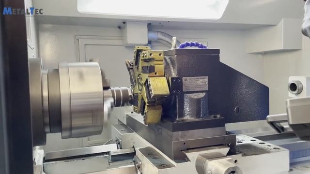 Токарный станок с ЧПУ СК 36x750, обработка канавок, 6  позиционная револьверная голова