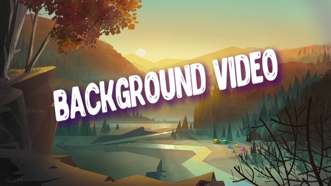 BackGround video (рисуем SlimeButterfly)