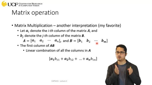 Lecture 2 - Linear Algebra Basics