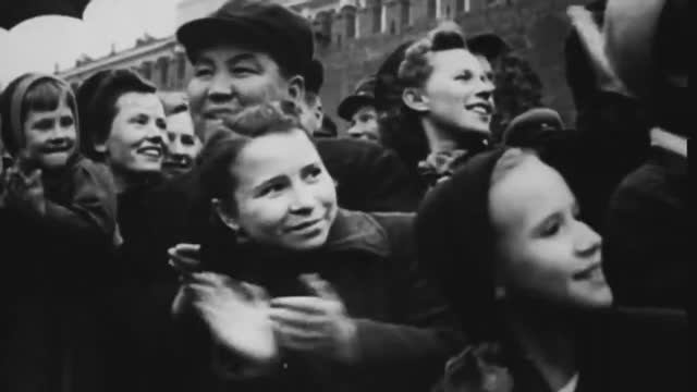 Парад победы (кинохроника) в современной обработке.  (HD +  ремикс)#День победы