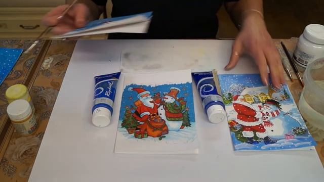 Как сделать ОТКРЫТКУ в технике ДЕКУПАЖ к любому празднику.