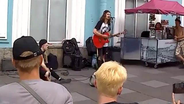 Уличные выступления в Питере. Группа #Дешёвые Драмы. 18+