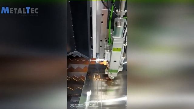 Лазерный станок MetalTec 1530F - демонстрация FLY CUT