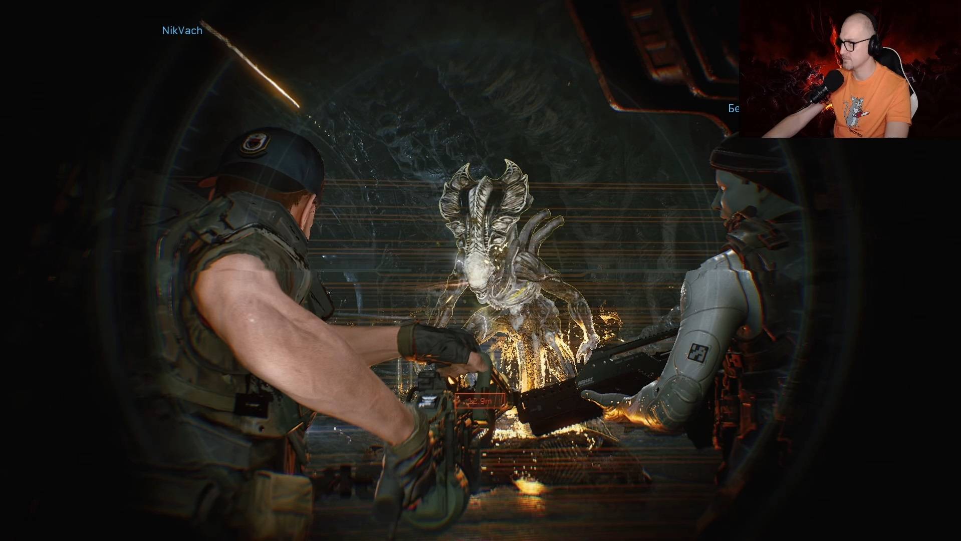 На финишной прямой в борьбе с ксеноморфами №5 - coop (Aliens Fireteam Elite)