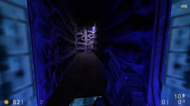 Half-Life Иногда в Xen'е лучше поджидать момент и бежать, чем сражаться с этим всем зоопарком...