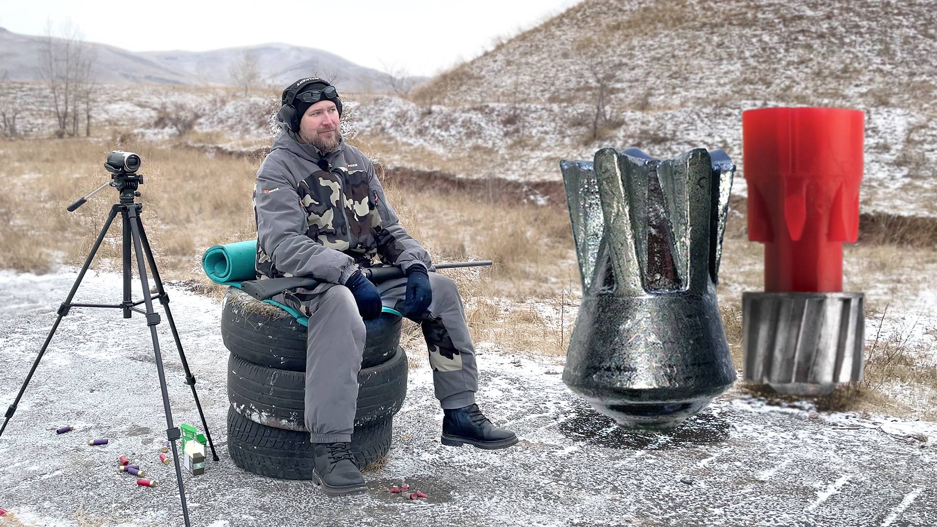 "УНО 28" от Техкрим или Авиационная бомба "Стрела" от Рекорд? Проверим на 100 метров?