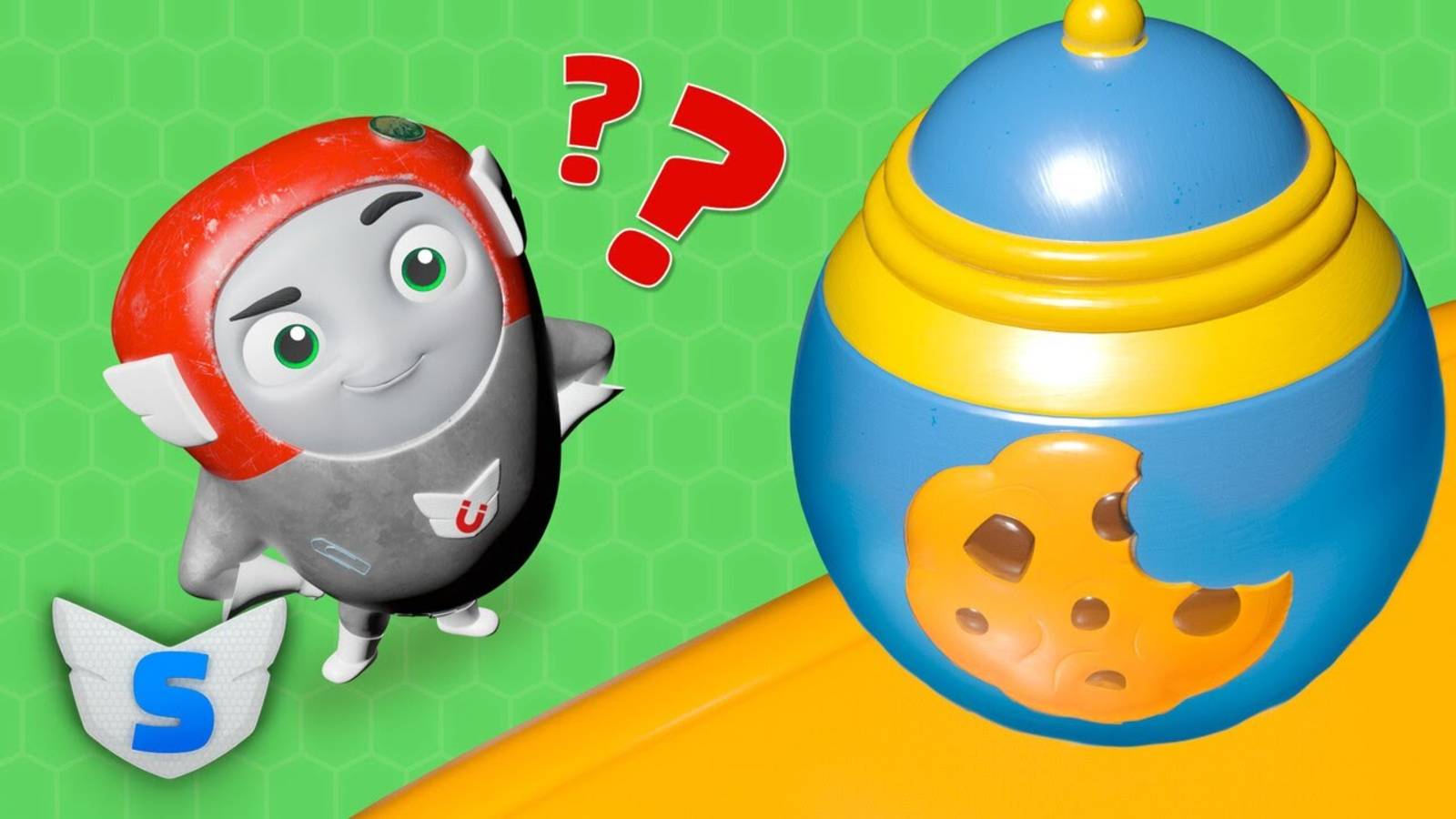 Супервизики - СУПЕРМАГНИТ не может дотянуться до банки с ПЕЧЕНЬЕМ (Серия №6). Мультики