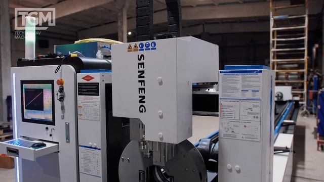 Пусконаладочные работы и обучение оператора работе на лазерном труборезе Senfeng, 1,5 кВт, г.Псков