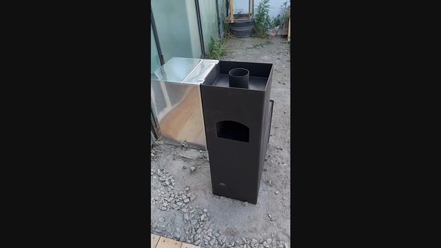 Печь для бани на три помещения. Средняя печь для бани на три помещения.