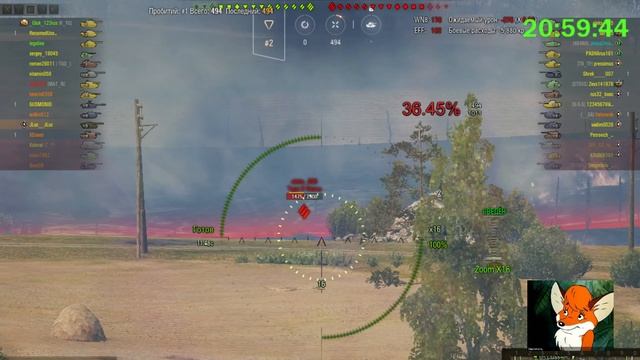 Лис ракует в танках часть 46