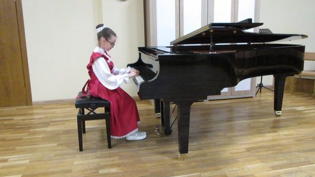 И. Кореневская. Дождик. Симонова Ульяна, 8 лет, ДХШ "Подлипки", г. Королёв