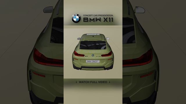BMW X11 CONCEPT CAR OLIVE LEAF - SHORTS 4