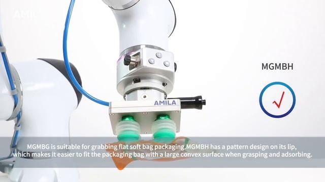 Комбинированные вакуумные присоски MGMBH для глубоких мягких пакетов