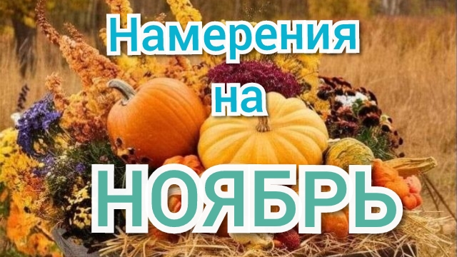 🔴Намерения на Ноябрь. Вспомни наилучшее будущее