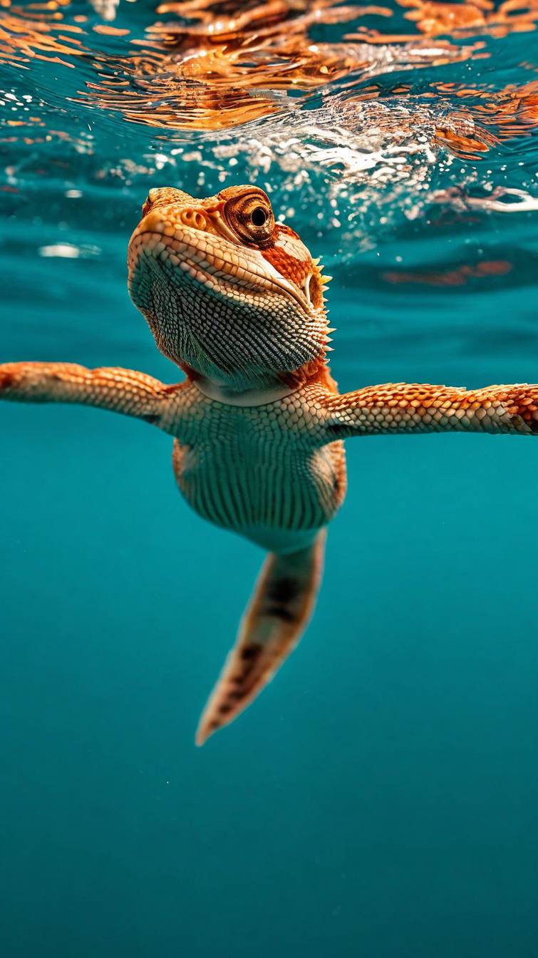 Бородатая агама- домашняя рептилия