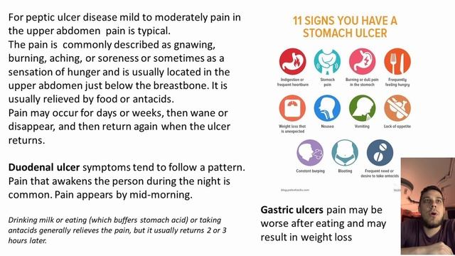 Symptoms of Peptic Ulcer Disease
