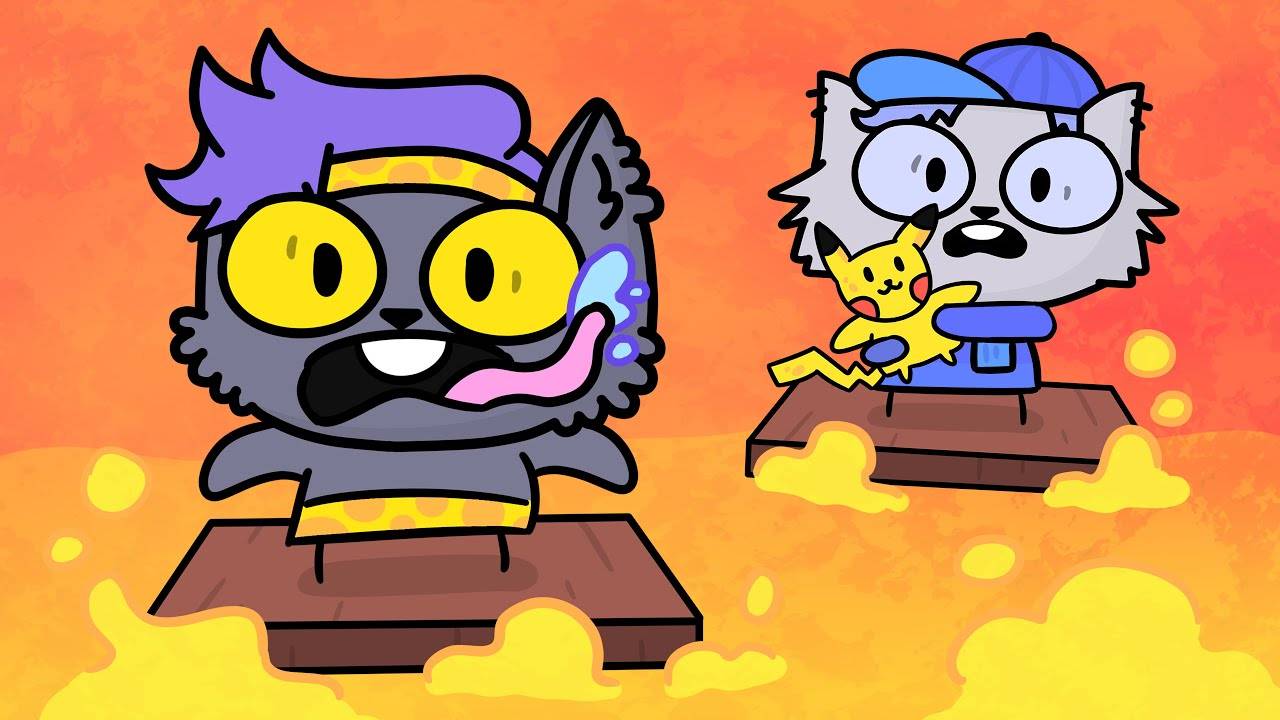 ПОЛ ЭТО ЛАВА - Челлендж (Анимация).mp4