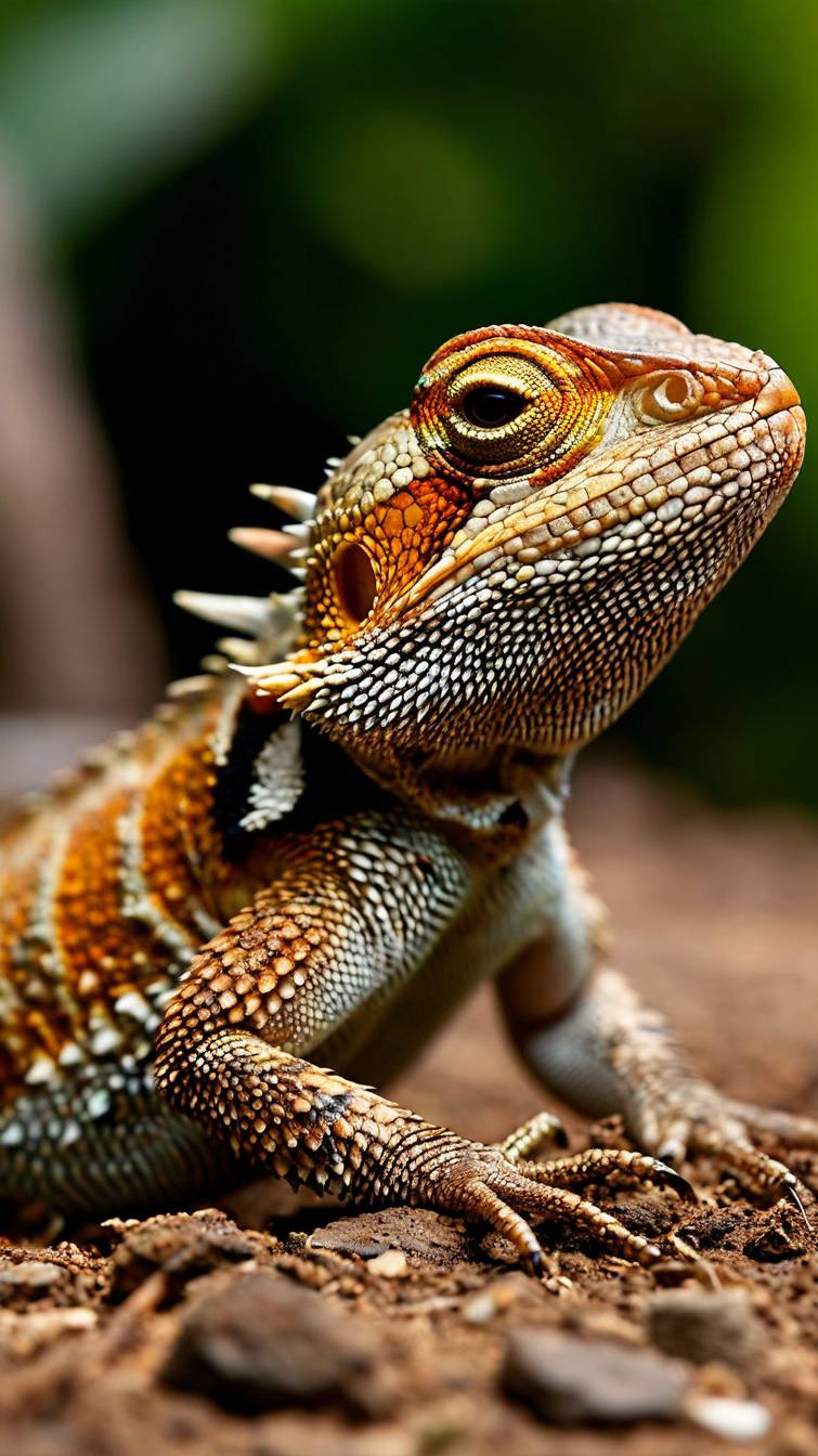 Бородатая агама- домашняя рептилия