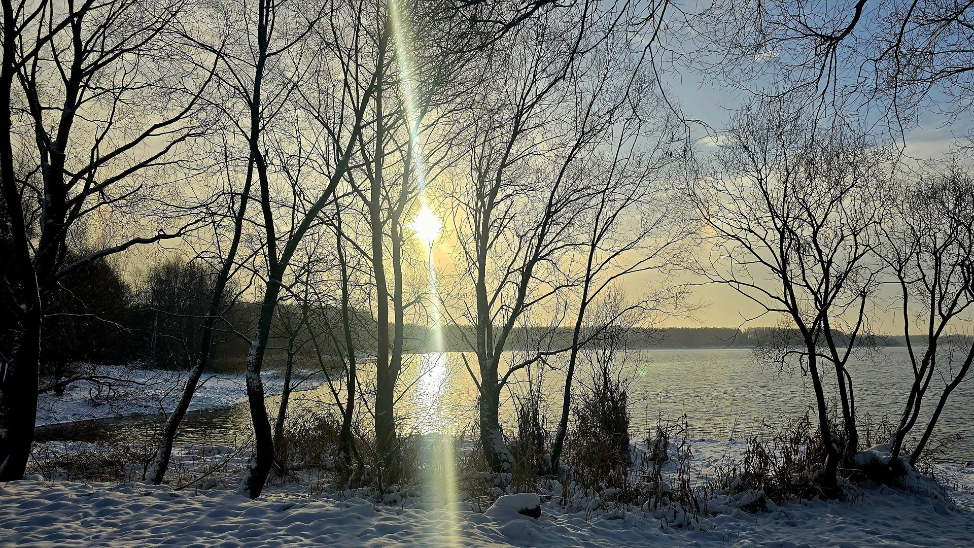 Водохранилище в ноябре