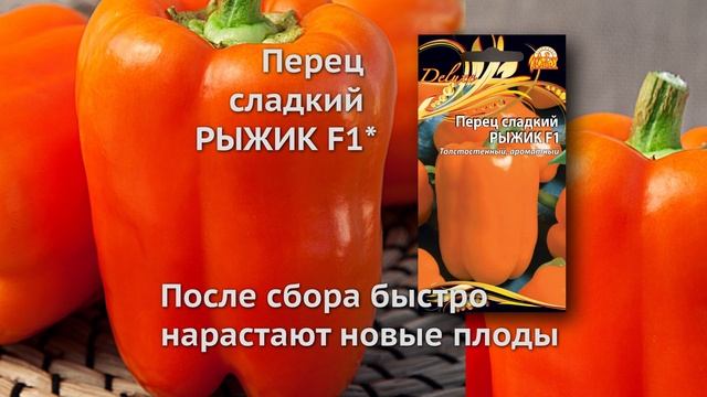Перец сладкий Рыжик F1