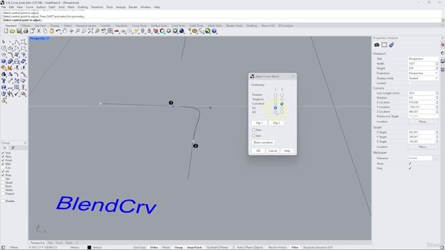8 - Draw the Site ConnectConnectFilletChamferBlendCrv