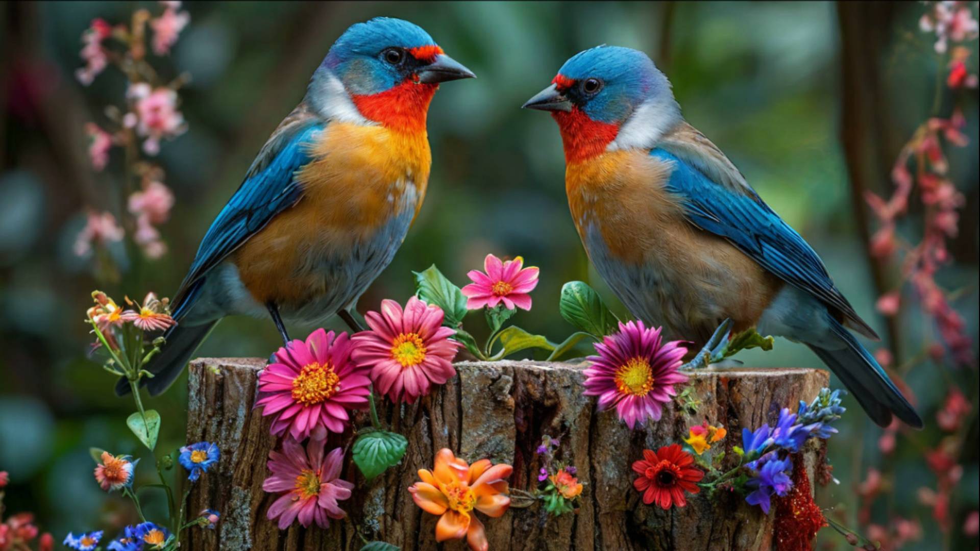 Видео для кошек с птичками