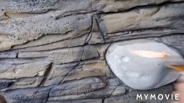 Покраска цоколя. Булыжник Ч.1