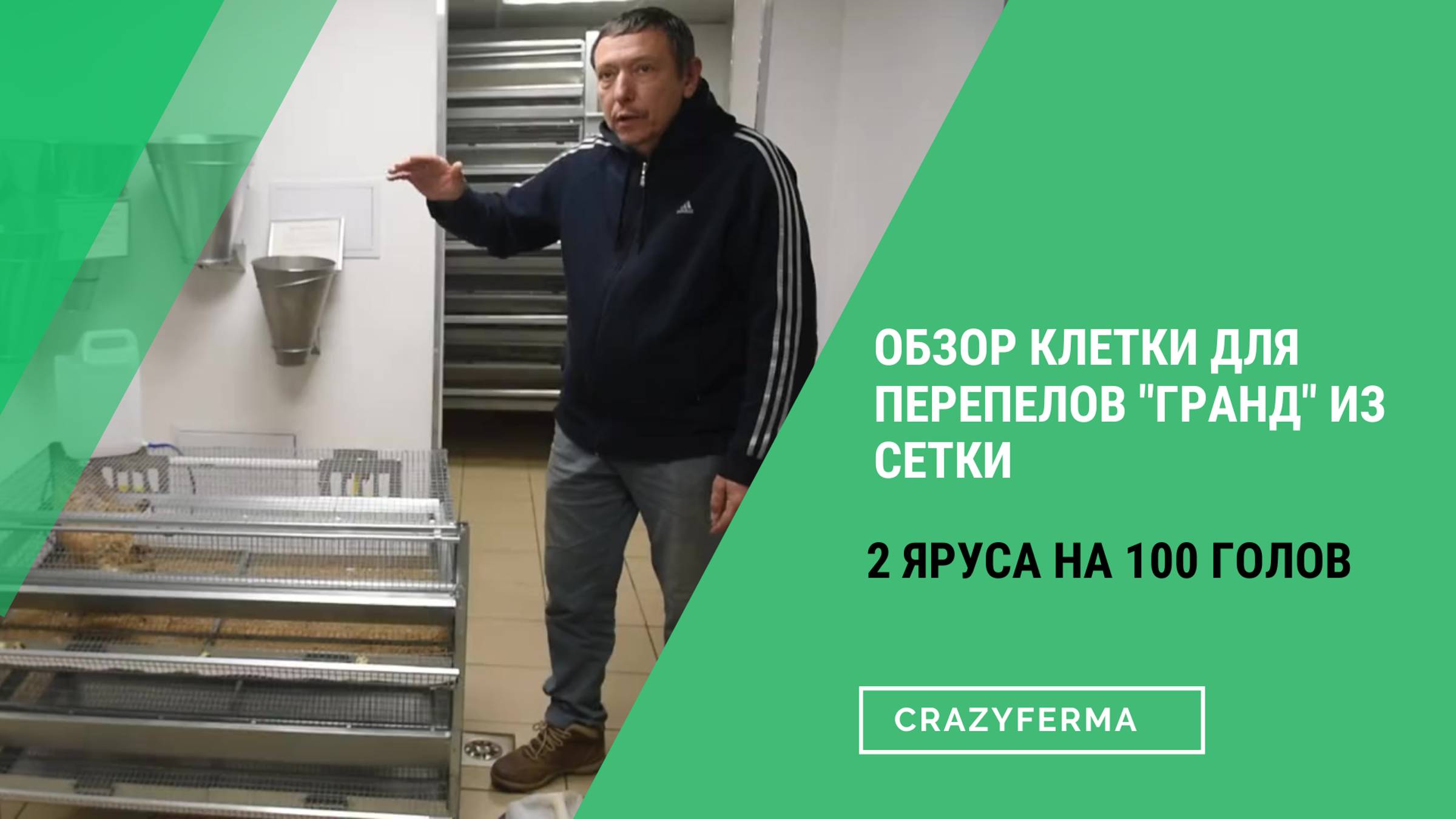 Самая удобная клетка для перепелов "Гранд" от производителя