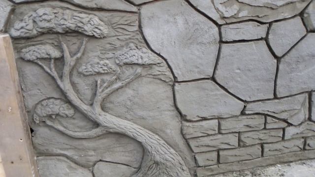 Декоративная отделка цоколя под дикий камень