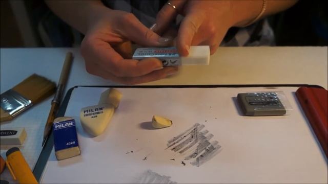 Обзор ЛАСТИКОВ, стерок и клячек. Коротко о моем любимом ластике.