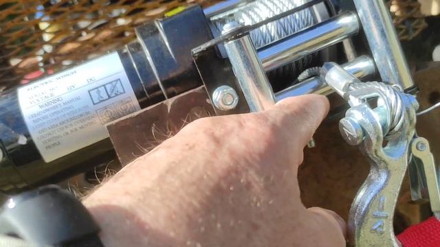 подключение автомобильной лебедки на минитрактор