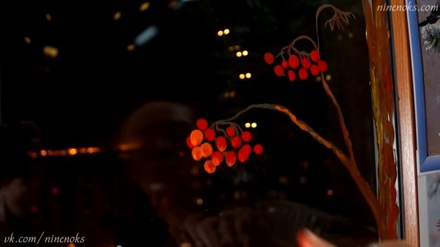 Рисуем СНЕГИРЕЙ на ОКНЕ! Гуашь. Как украсить свой дом к Новому Году!