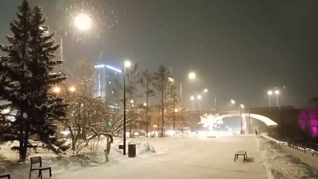 Предновогодний Красноярск 28 декабря 2021 г.