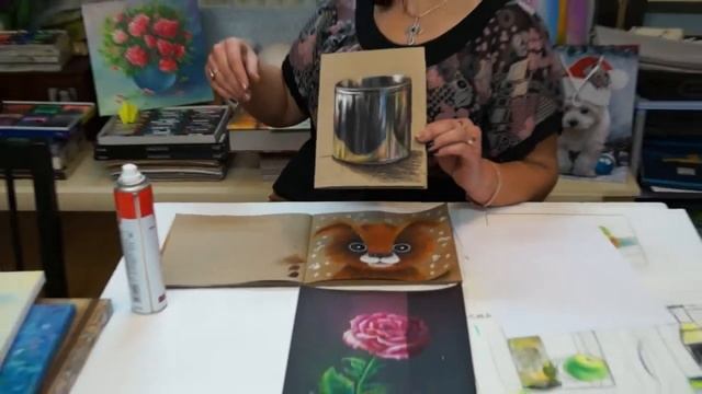 Как правильно ЗАКРЕПИТЬ сухую ПАСТЕЛЬ.