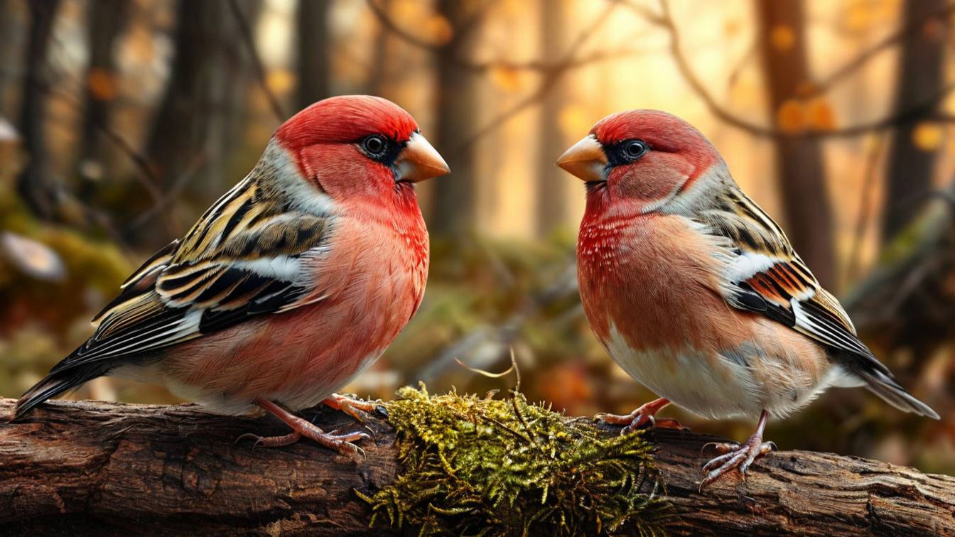 Птицы на кормушке (Снегирь уронил камеру (04.01.2024 г.))