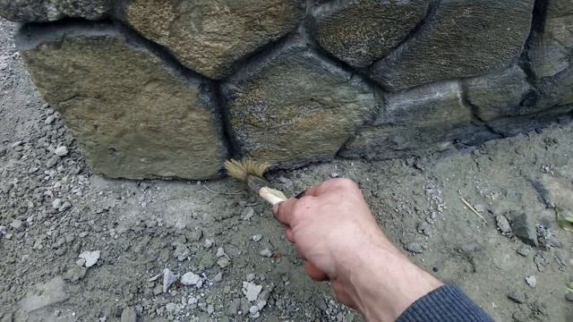 Как покрасить декоративный камень