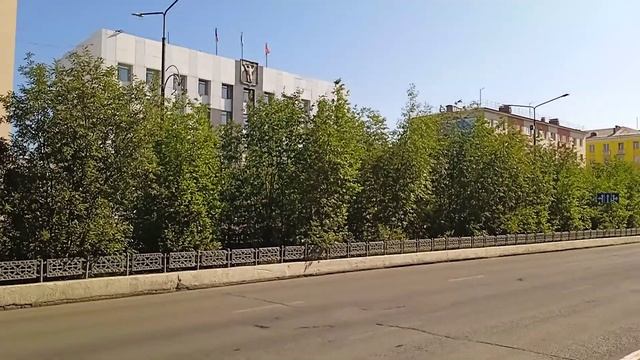 Норильск, август 2023 год, проспект Ленина, здание администрации