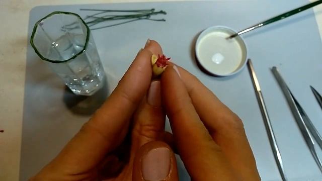 Как сделать Пуансеттию (рождественская звезда), часть 1от Ольги Мурзилкиной