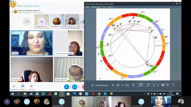 Бесплатное обучение основам астрологии. "Секреты натальной карты"  #ДомаГороскопаПросто