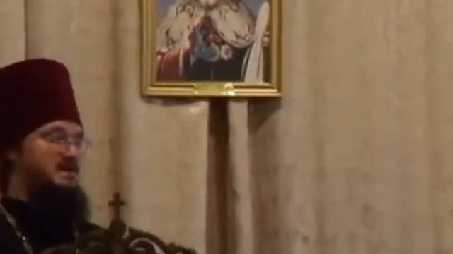 Речь о миссионерстве в семинарии.