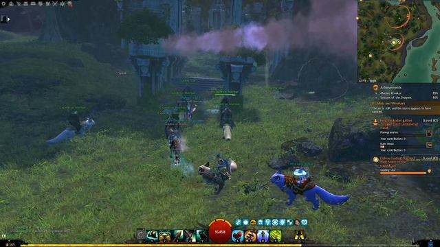 Janthir Syntri - Kodan expedition event & Stronger as a Pack achievement (Guild Wars 2)