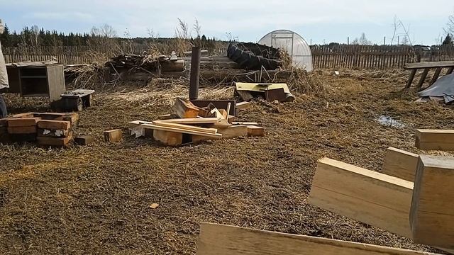 Закрыли крышу профлистом, Фронтоны из осб, перенесли Печку, Забор из Хлама, прибрались на участке.