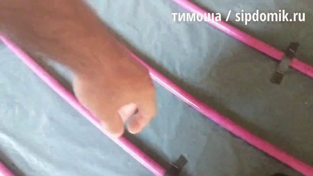 Теплый водяной пол в деревяном доме. Инструкция