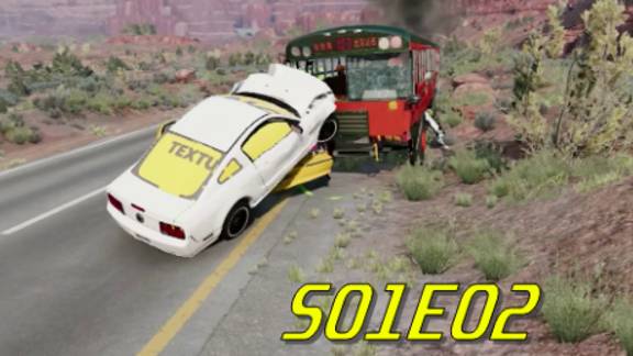 Фильм в Beamng Drive. Случаи на дорогах (+ звуковые эффекты) SO1EO2 1 сезон 2 серия